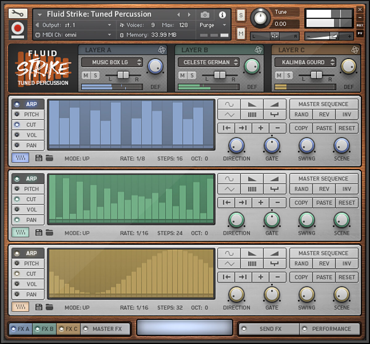 Fluid Strike: Tuned Percussion Sample Library for Kontakt/Kontakt Player